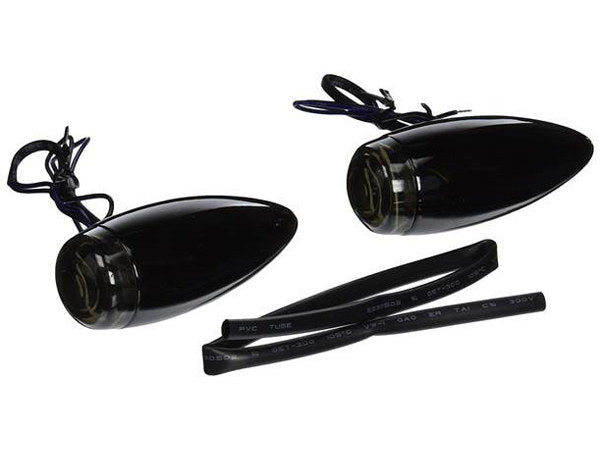 Kuryakyn Mini Bullet LED Indicators : BLACK – Bobber Daves Custom Cycles