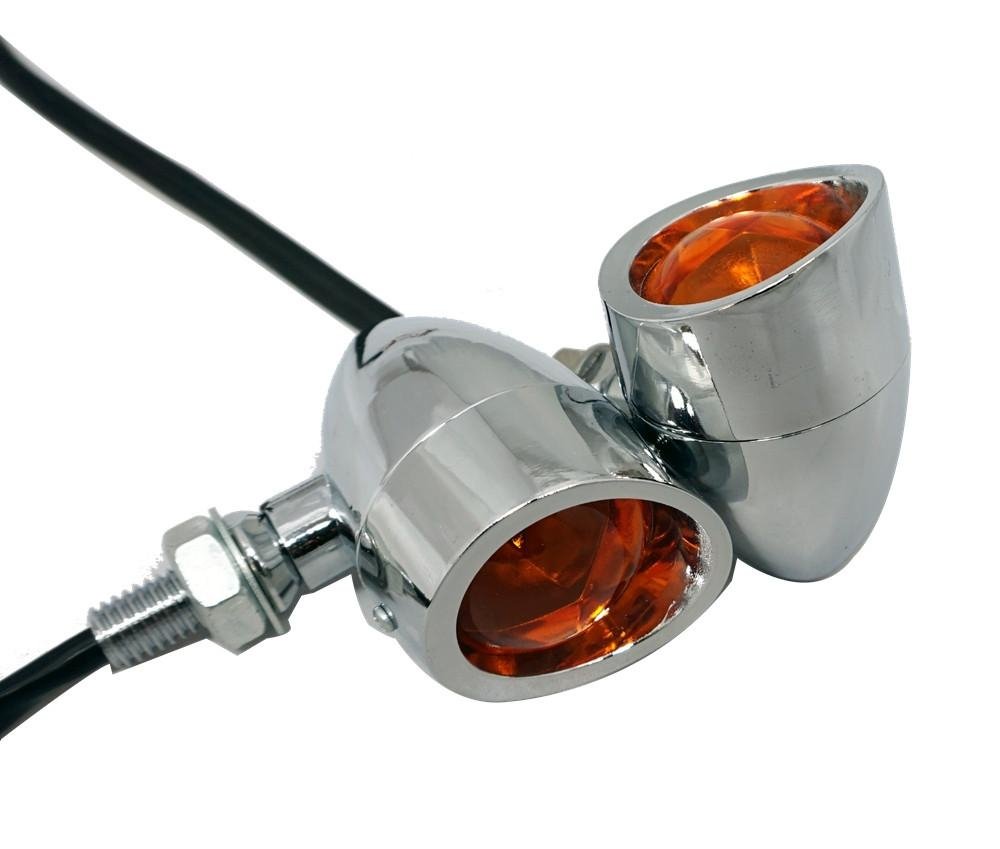 Classic Vintage Indicators - LED Chrome – Bobber Daves Custom Cycles