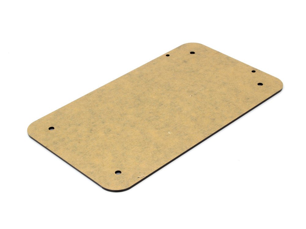 Flat Number Plate Backing Plate-BLACK – Bobber Daves Custom Cycles